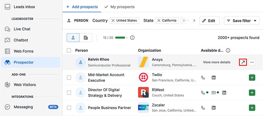 Prospector - Knowledge Base | Pipedrive